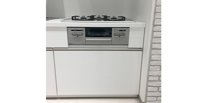 ガスビルトインコンロ『The Basic Built-in』：ES31W41T4RVW 天板幅60cm（天板：ライトシルバー）【都市ガス ...